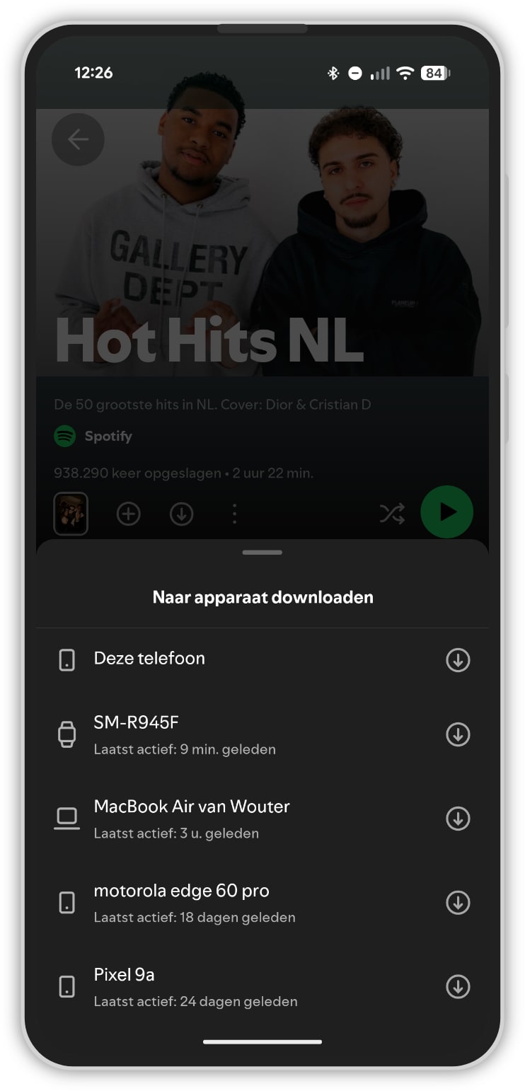 Zo download je héél makkelijk Spotify-muziek op je smartwatch